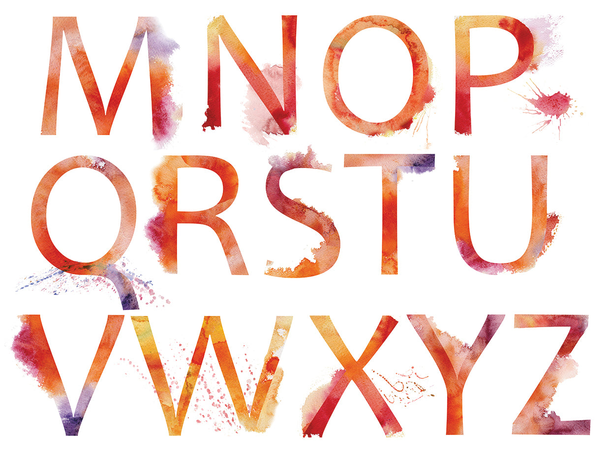 DP Gallery's M to Z Alphabet Letters Canvas Art Prints | Fine Art ...