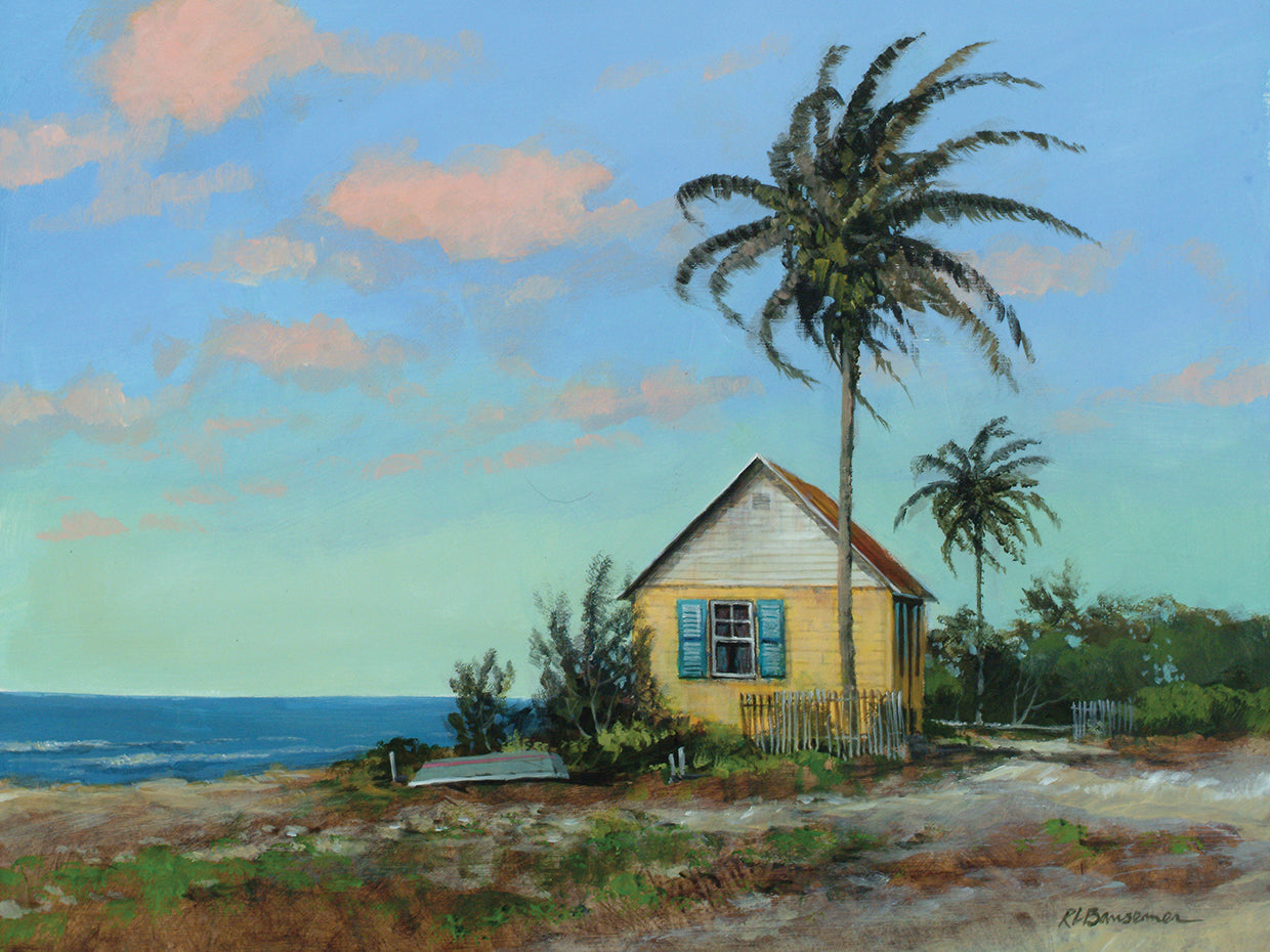 The Yellow House Wall Art by Roger Bansemer | Fine Art Canvas