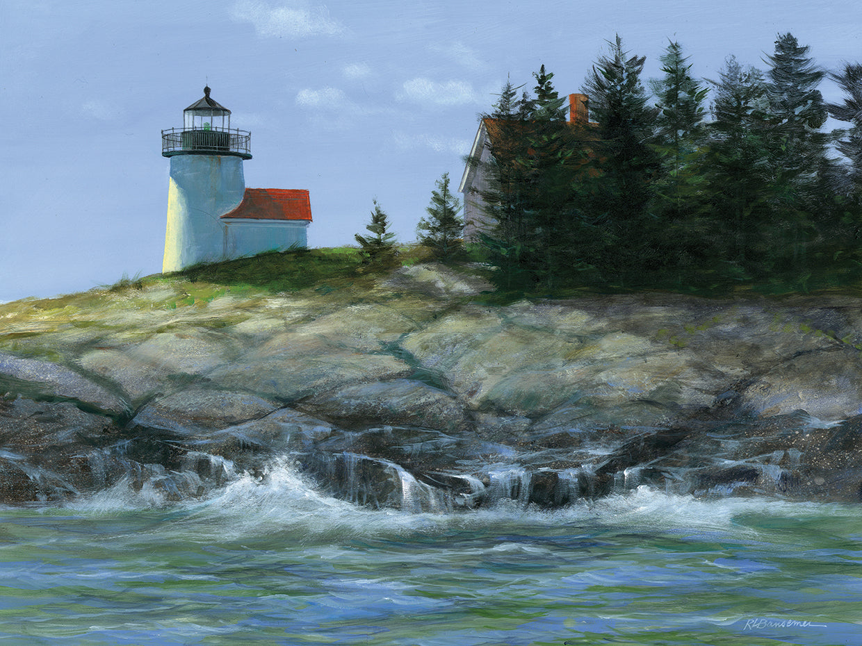 Curtis Island Lighthouse Wall Art by Roger Bansemer | Fine Art Canvas