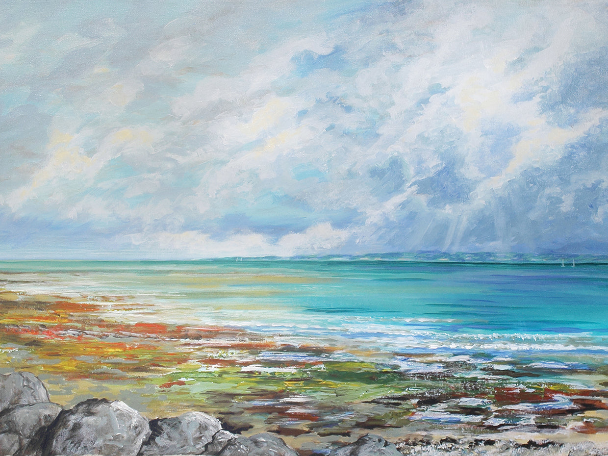 Beach Colours Wall Art by Sandra Francis | Fine Art Canvas