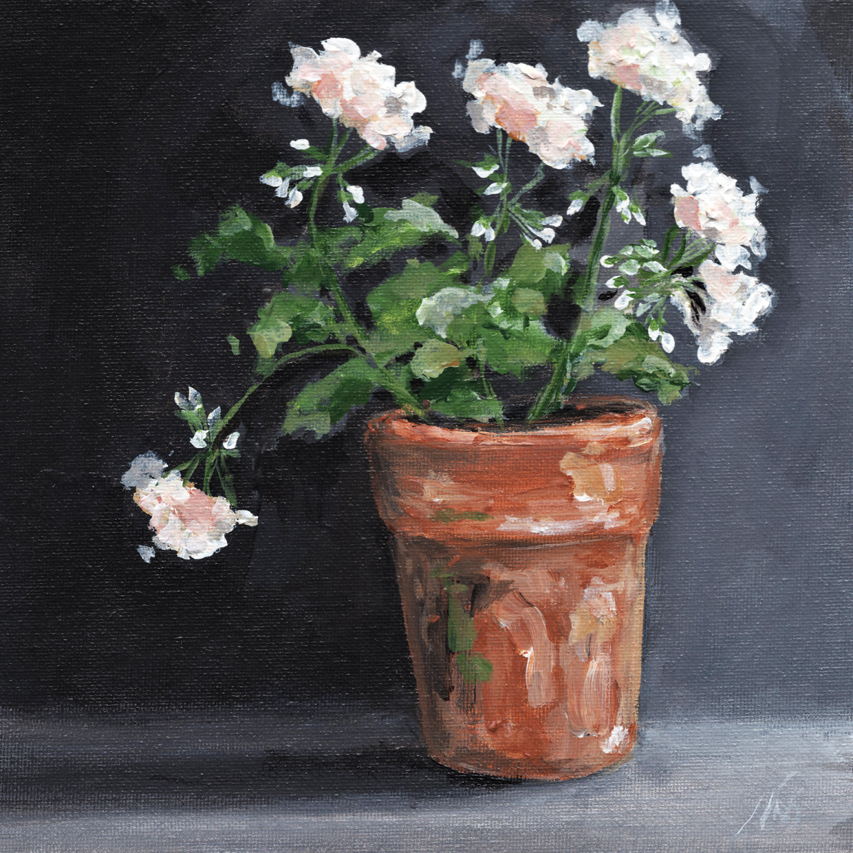 Geranium II Wall Art by Molly Susan Strong | Fine Art Canvas