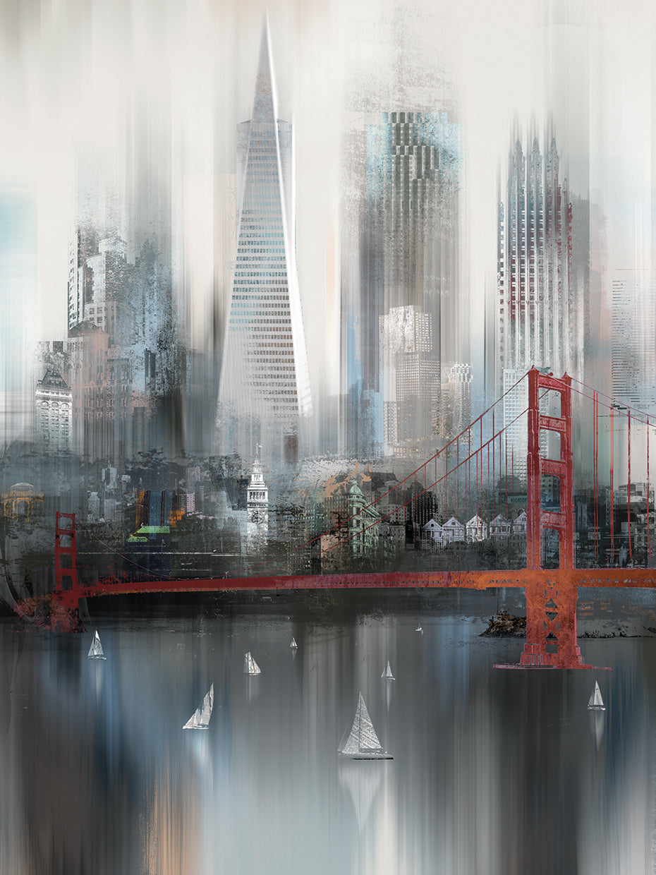 Cityscape San Francisco by Willowbrook Fine Art | FineArtCanvas.com ...