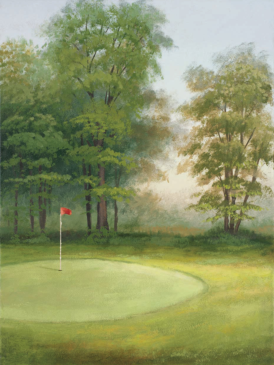 Michael Marcon's Amacoy Green I Canvas Art Prints | Fine Art Canvas
