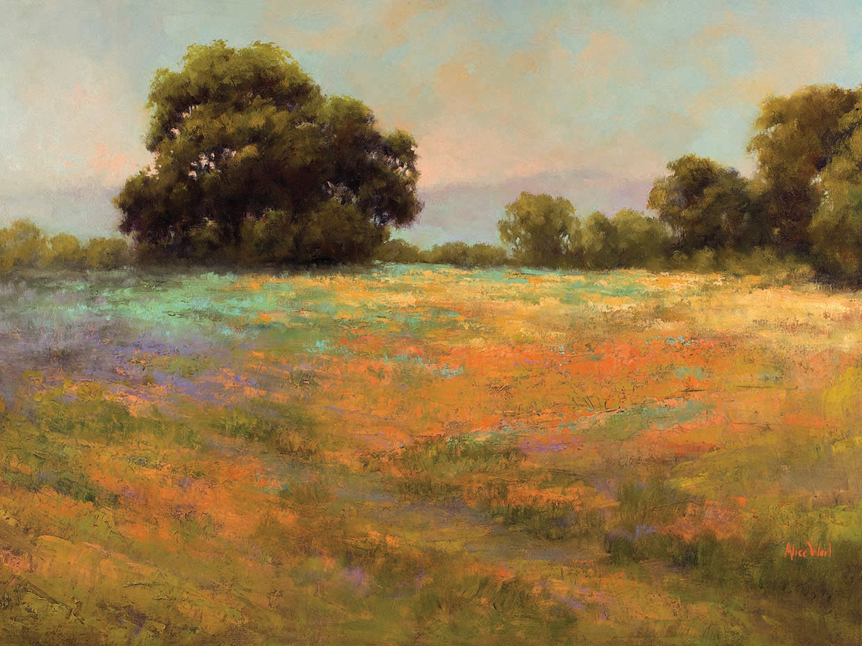 Alice Weil's Spring Meadow Canvas Art Prints | Fine Art Canvas