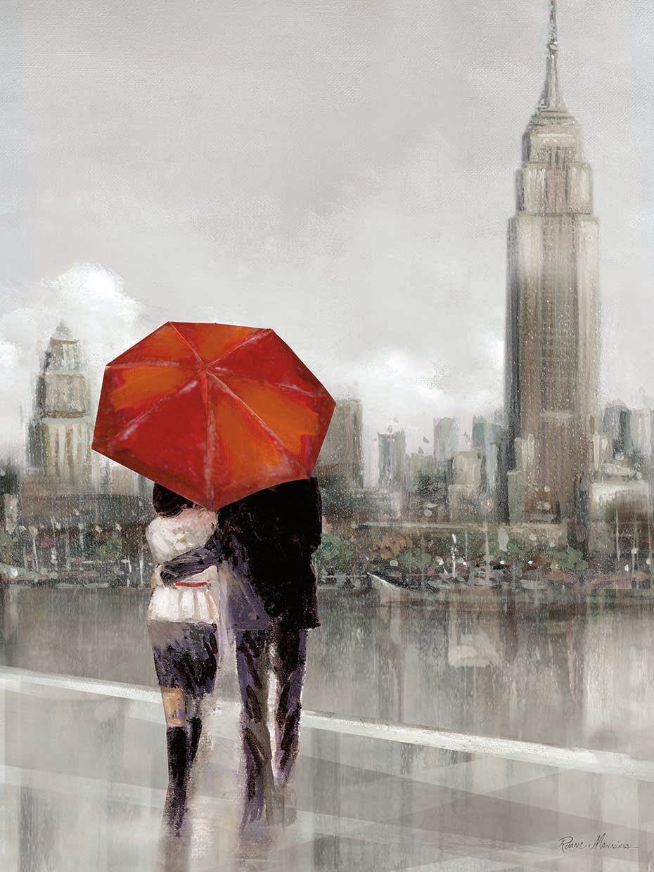 Ruane Manning's Modern Couple in NY Canvas Art Prints | Fine Art Canvas