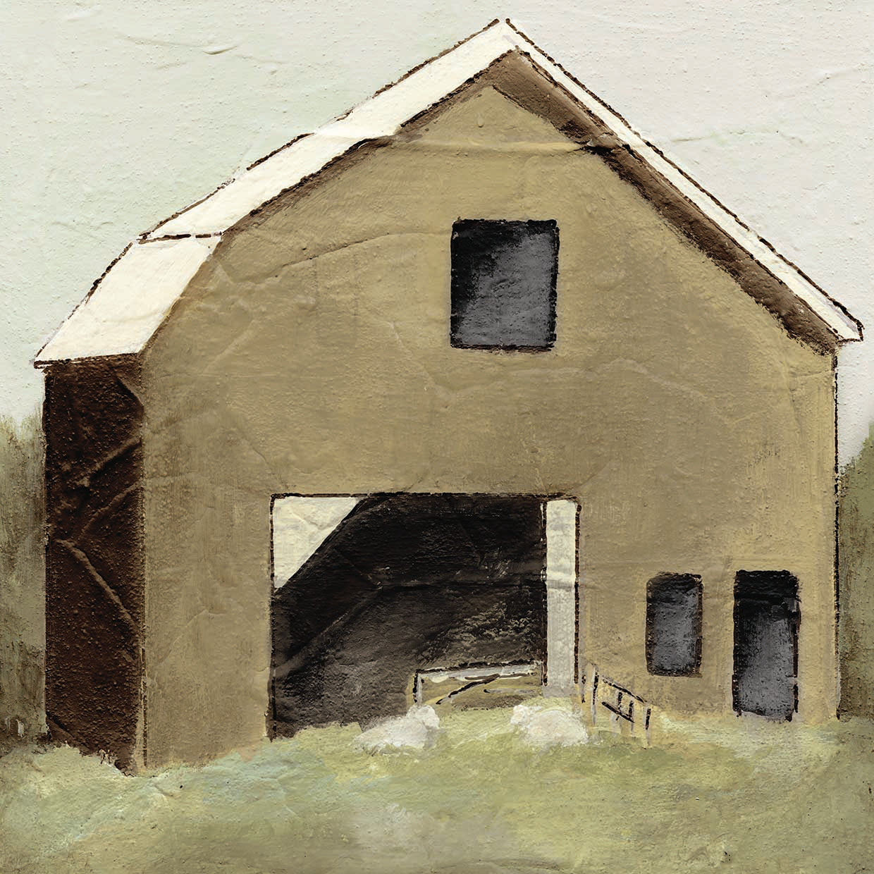 On the Farm IV by Joyce Combs | FineArtCanvas.com – Fineartcanvas.com