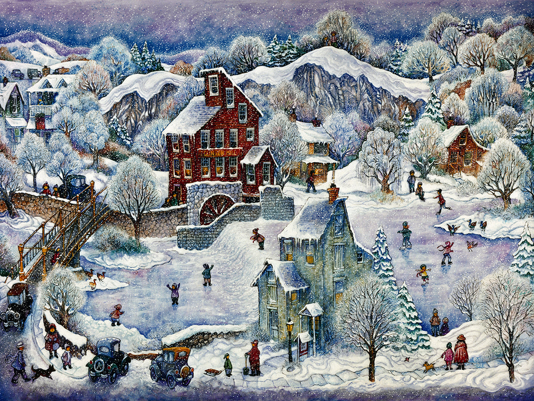 Montreal Winter by Bill Bell | FineArtCanvas.com – Fineartcanvas.com