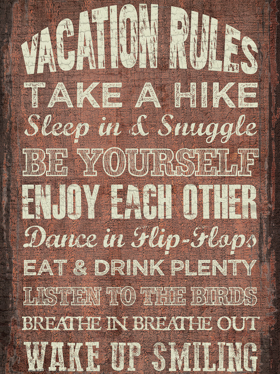 Vaca Rules Wall Art by Erin Clark | Fine Art Canvas