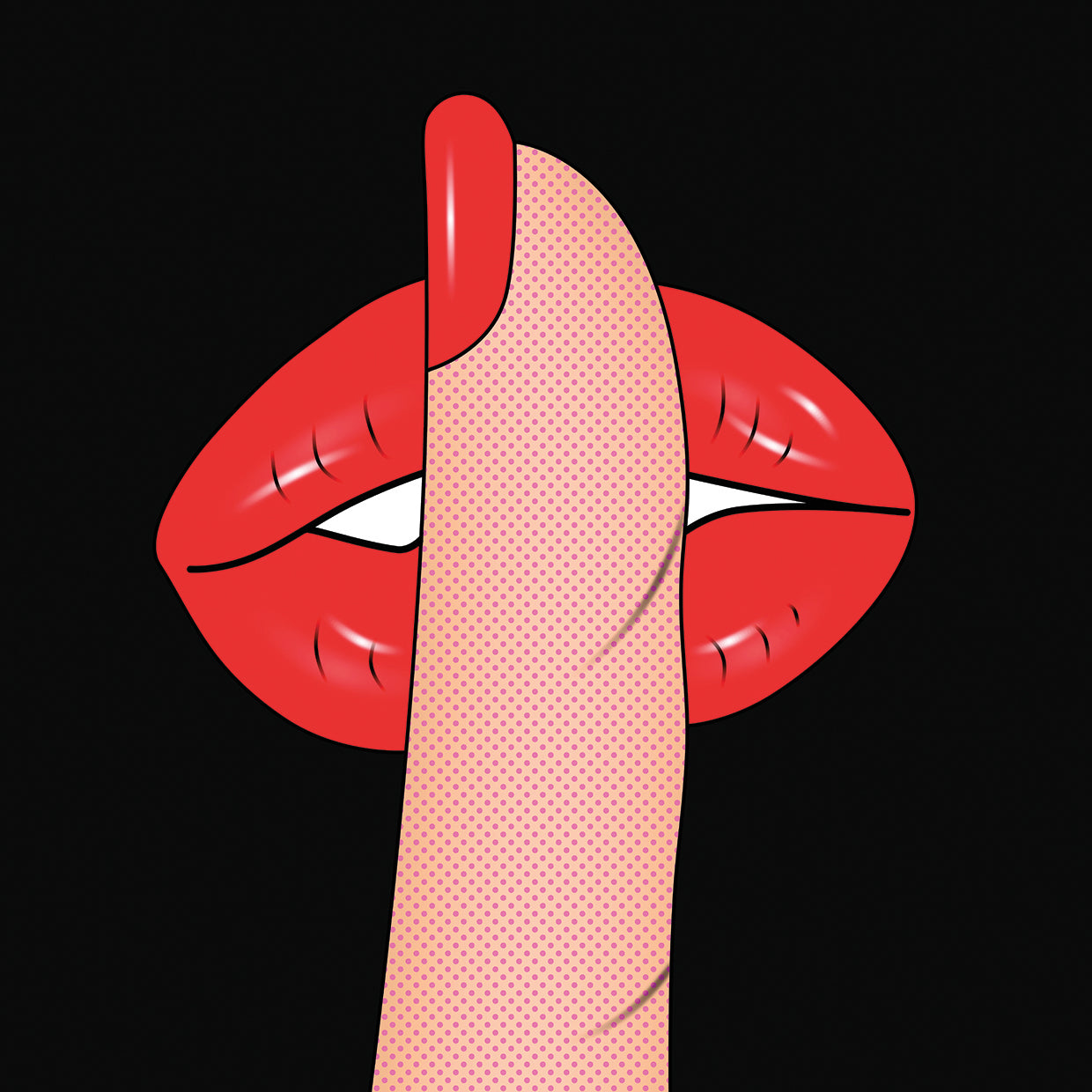 Mark Ashkenazi's Shush Canvas Art Prints | Fine Art Canvas