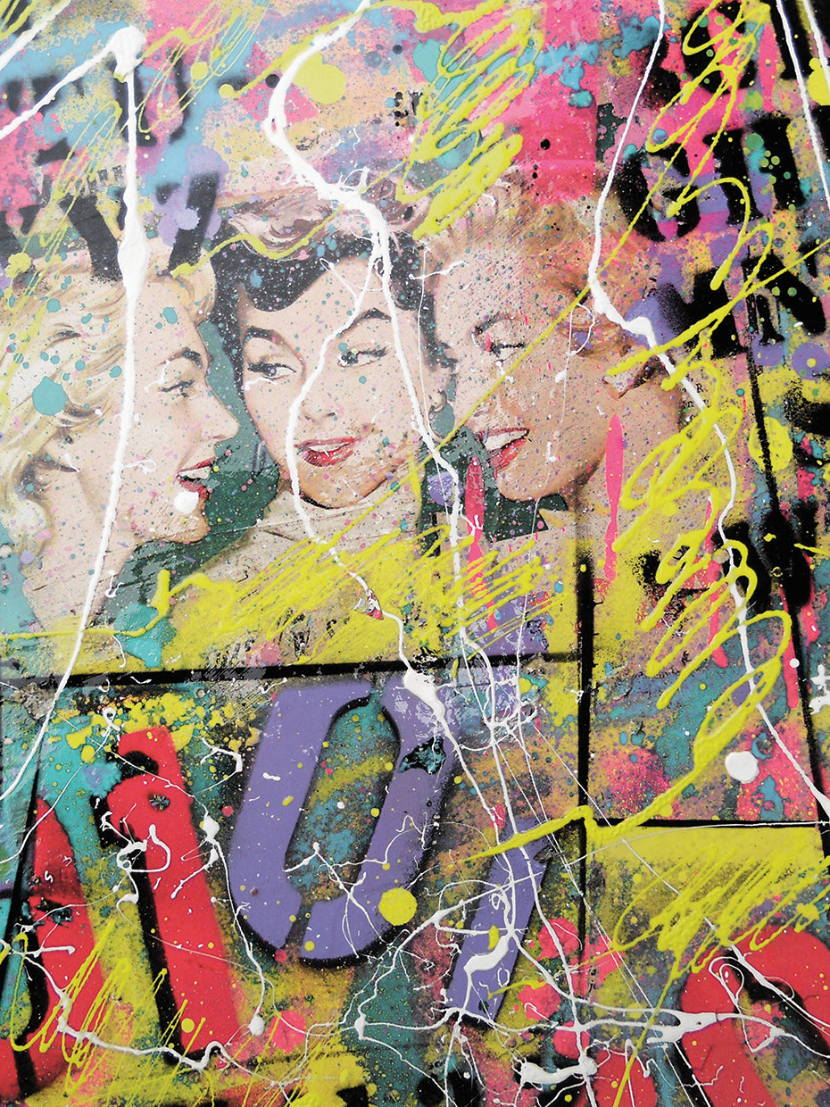 David Drioton's Graffiti Collage Poster -31 Canvas Art Prints | Fine ...