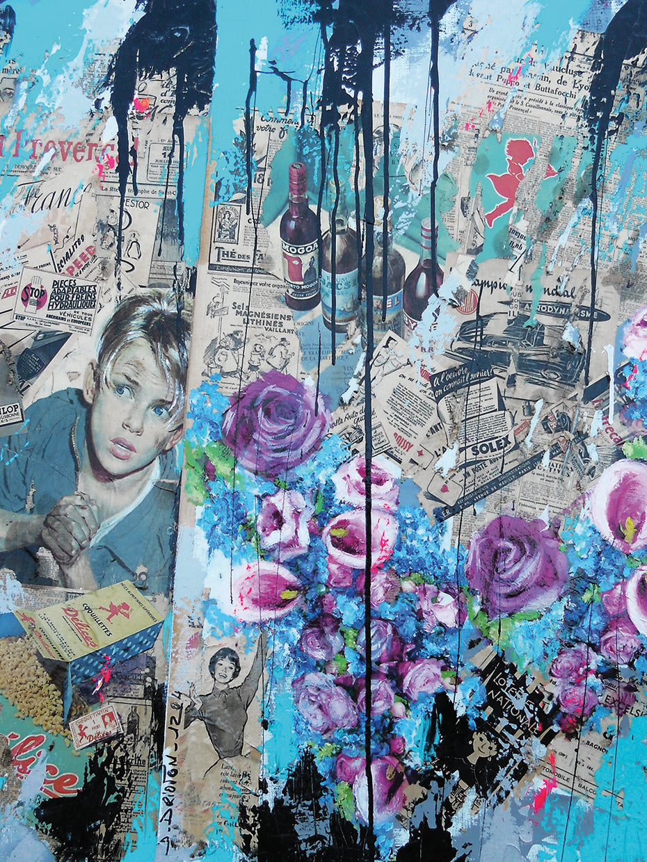 Graffiti Collage Poster -36 by David Drioton | FineArtCanvas.com ...