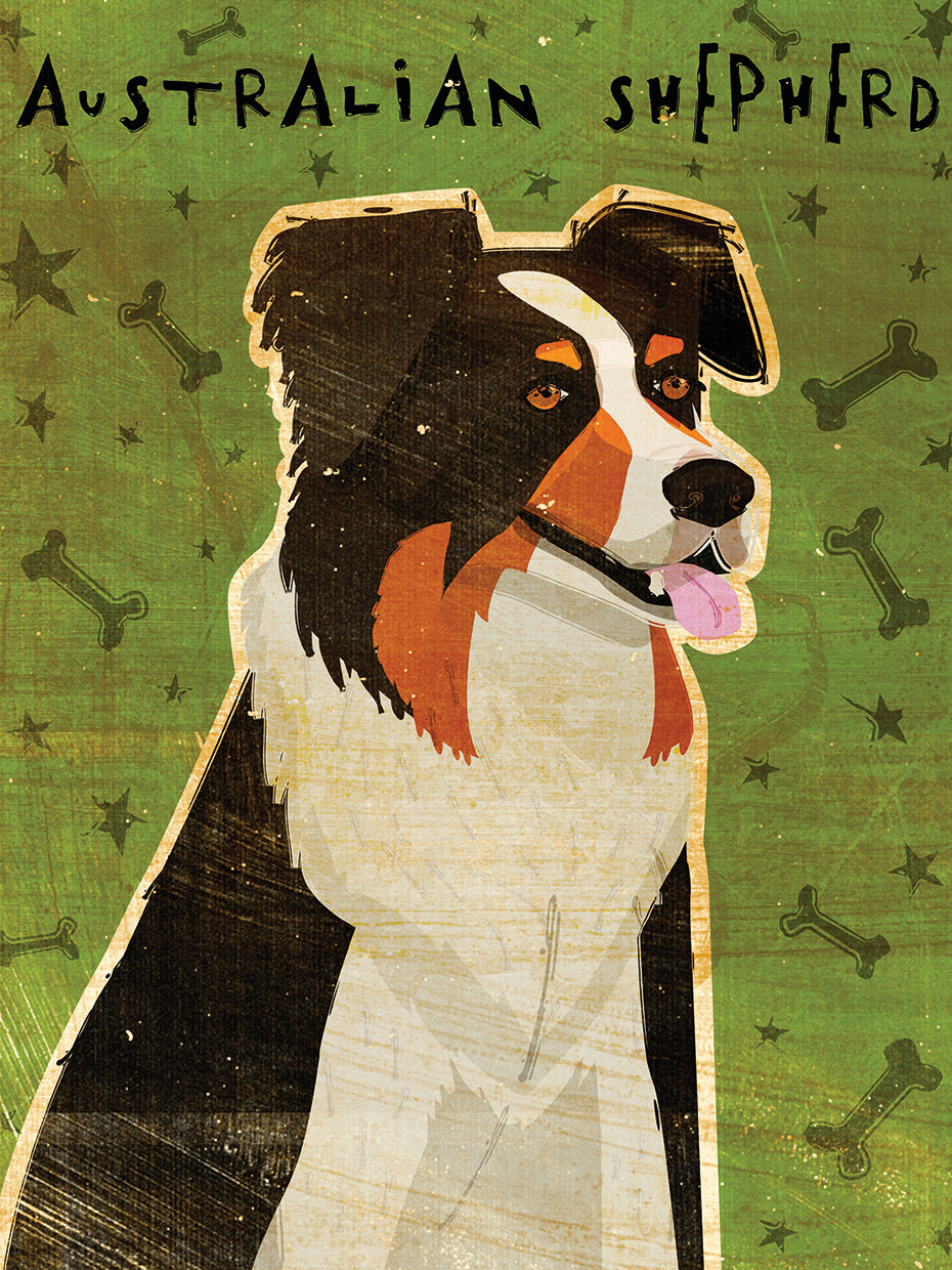 John W. Golden's Australian Shepherd Canvas Art Prints | Fine Art ...