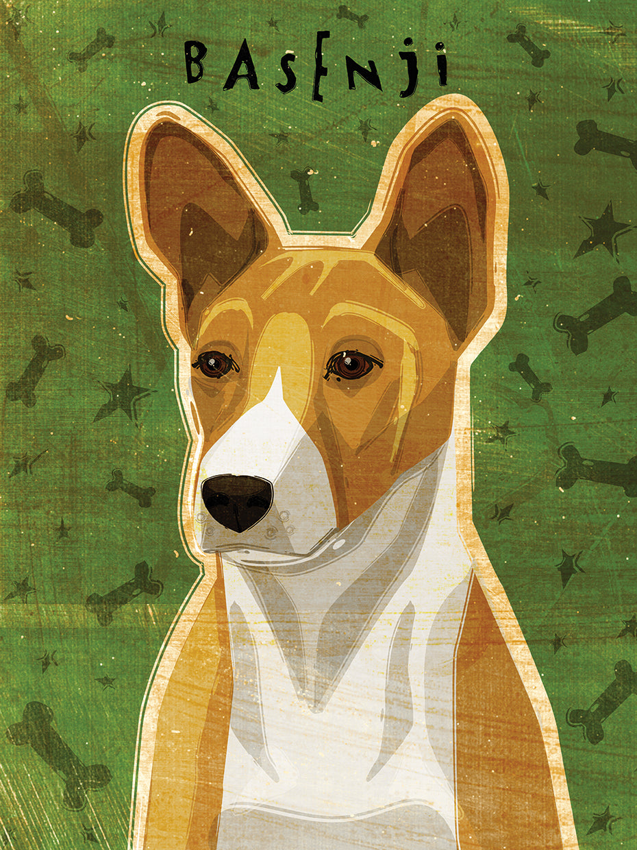 John W. Golden's Basenji - Red Canvas Art Prints | Fine Art Canvas ...