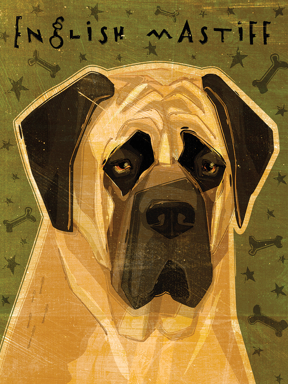 English Mastiff Wall Art by John W. Golden | Fine Art Canvas