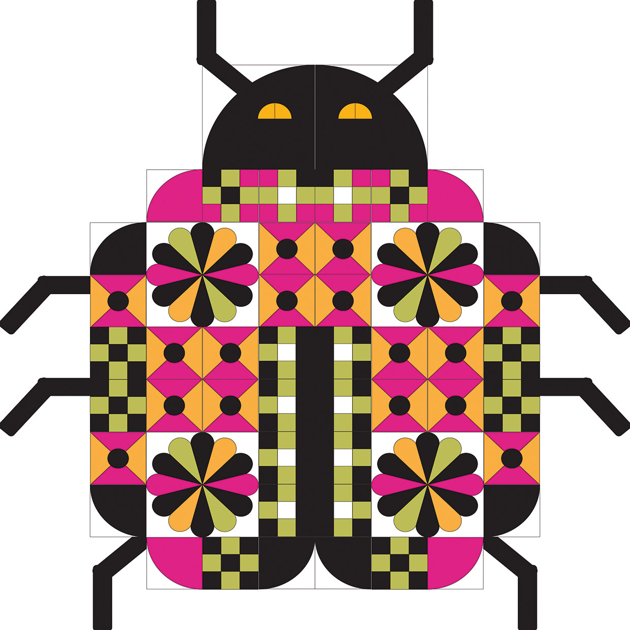 Mindy Howard's Modern Ladybug Canvas Art Prints | Fine Art Canvas ...
