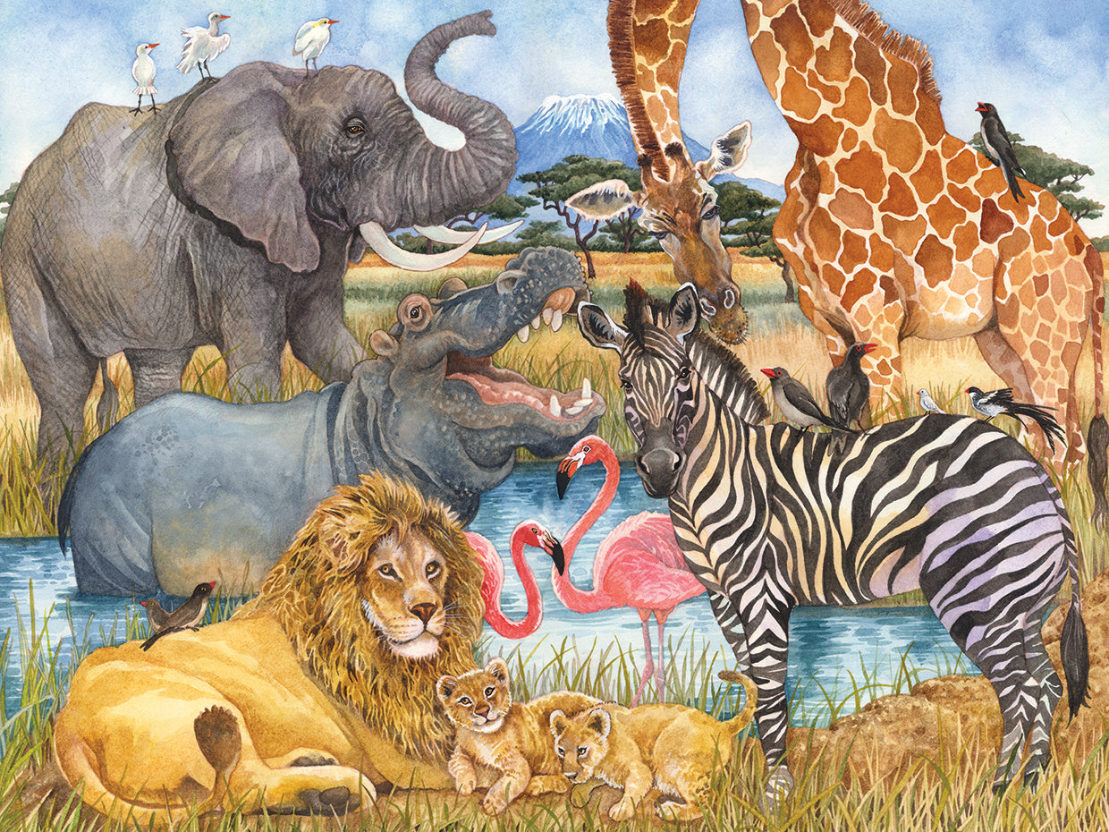 Wendy Edelson's African Animals Canvas Art Prints | Fine Art Canvas ...