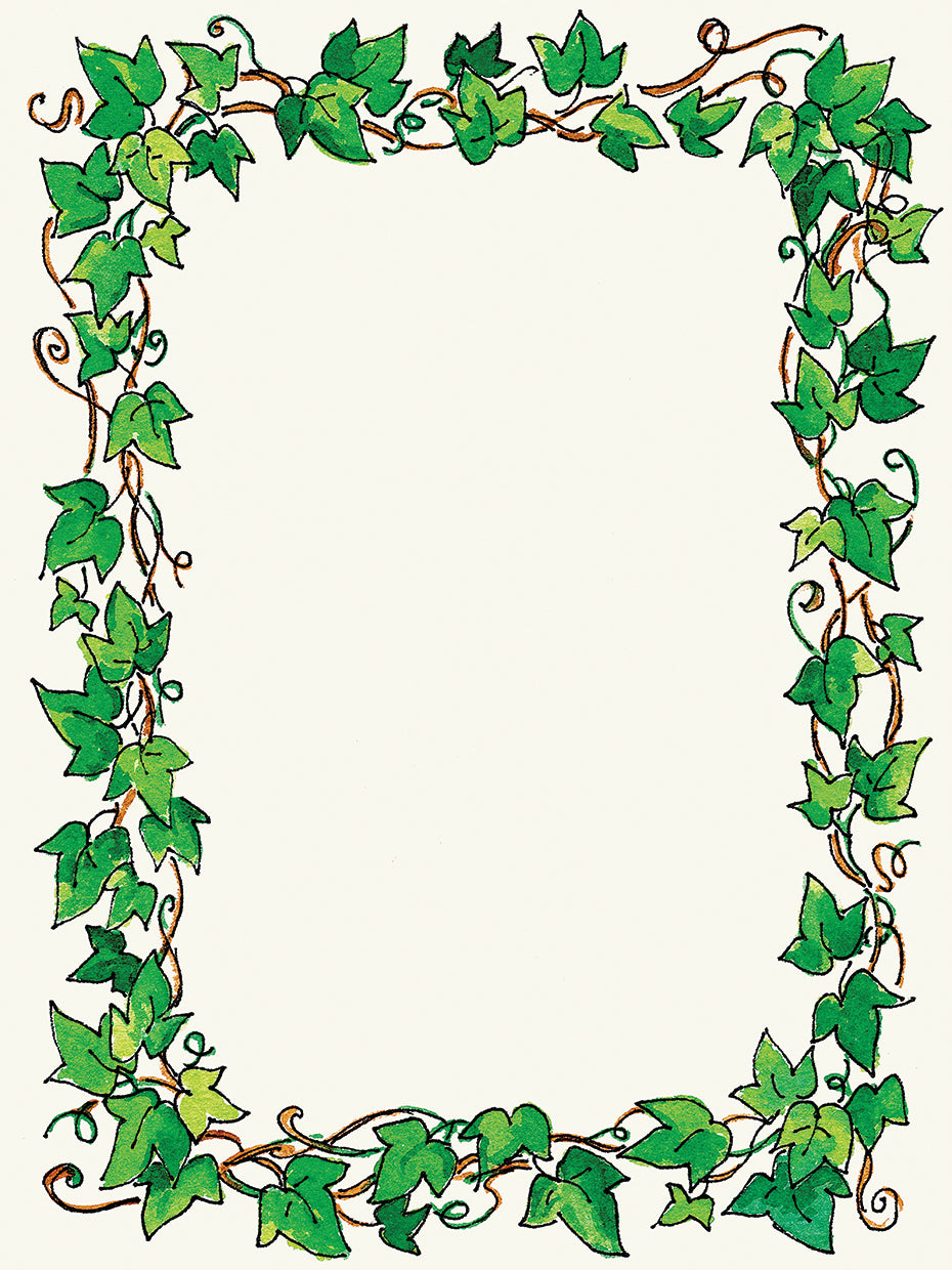 Ivy Border by Barbara Mock | FineArtCanvas.com – Fineartcanvas.com