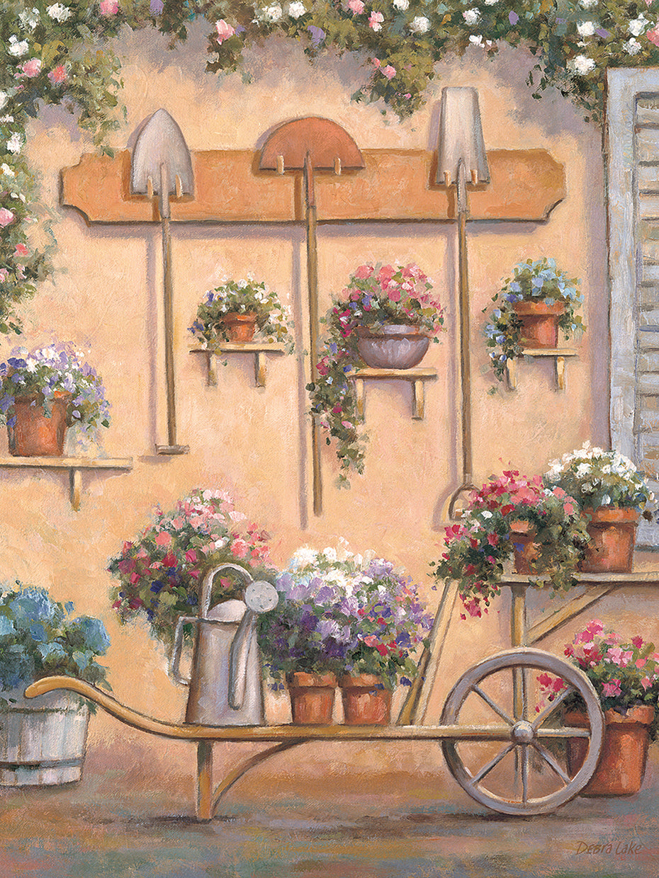 Debra Lake's Garden # 2 Canvas Art Prints | Fine Art Canvas ...