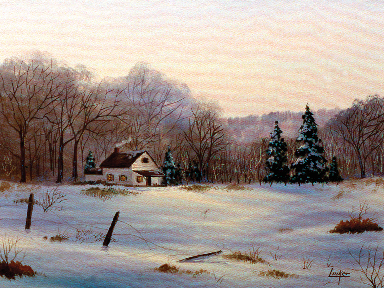 House in the Forest Wall Art by Thomas Linker | Fine Art Canvas