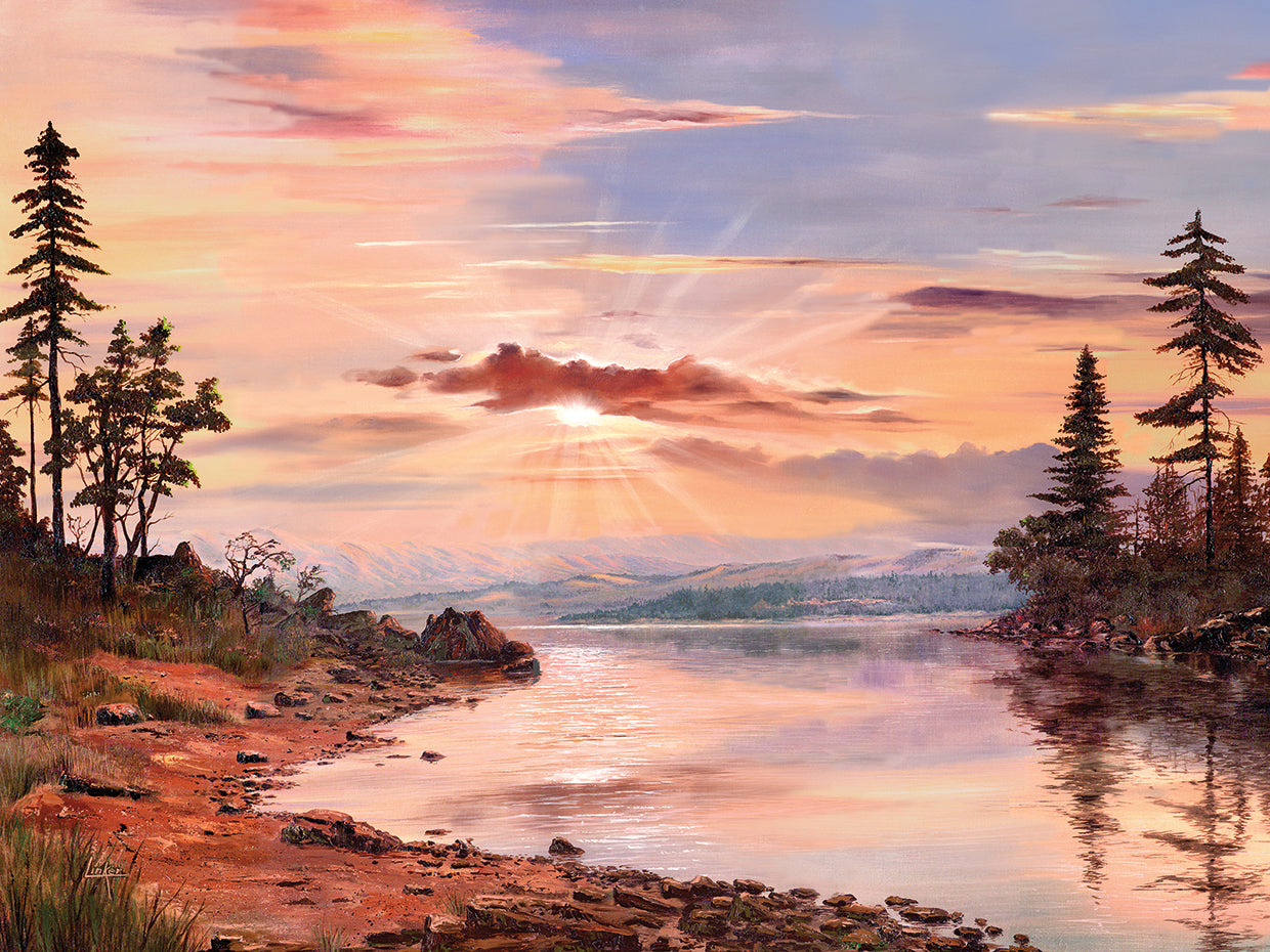 Lighthouse at Night by Thomas Linker | FineArtCanvas.com ...