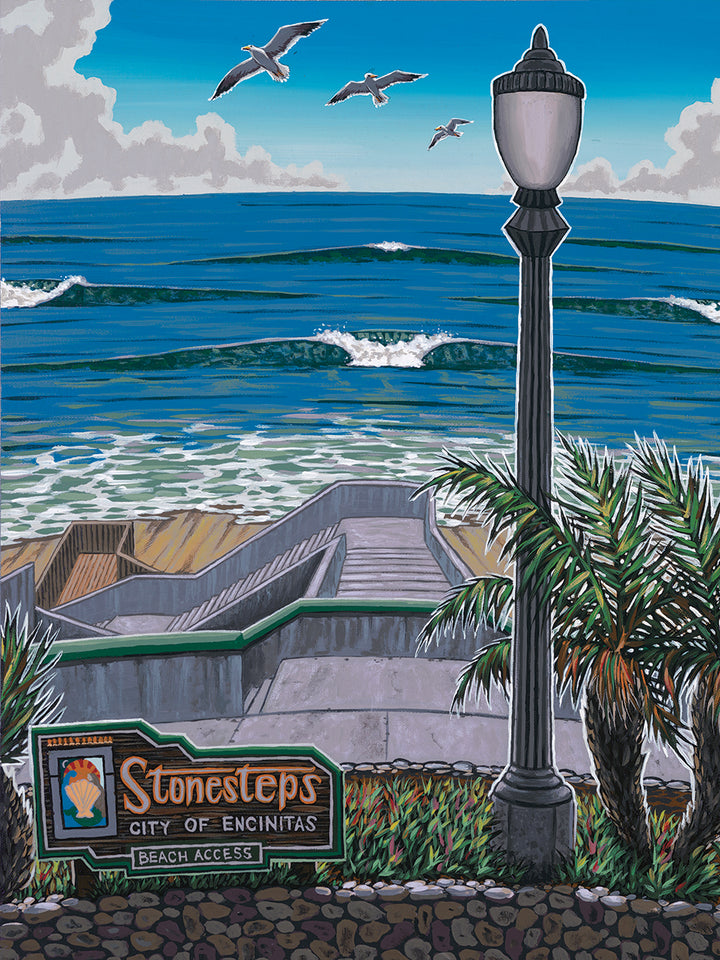 Beach Wagon by Palmer Artworks | FineArtCanvas.com – Fineartcanvas.com
