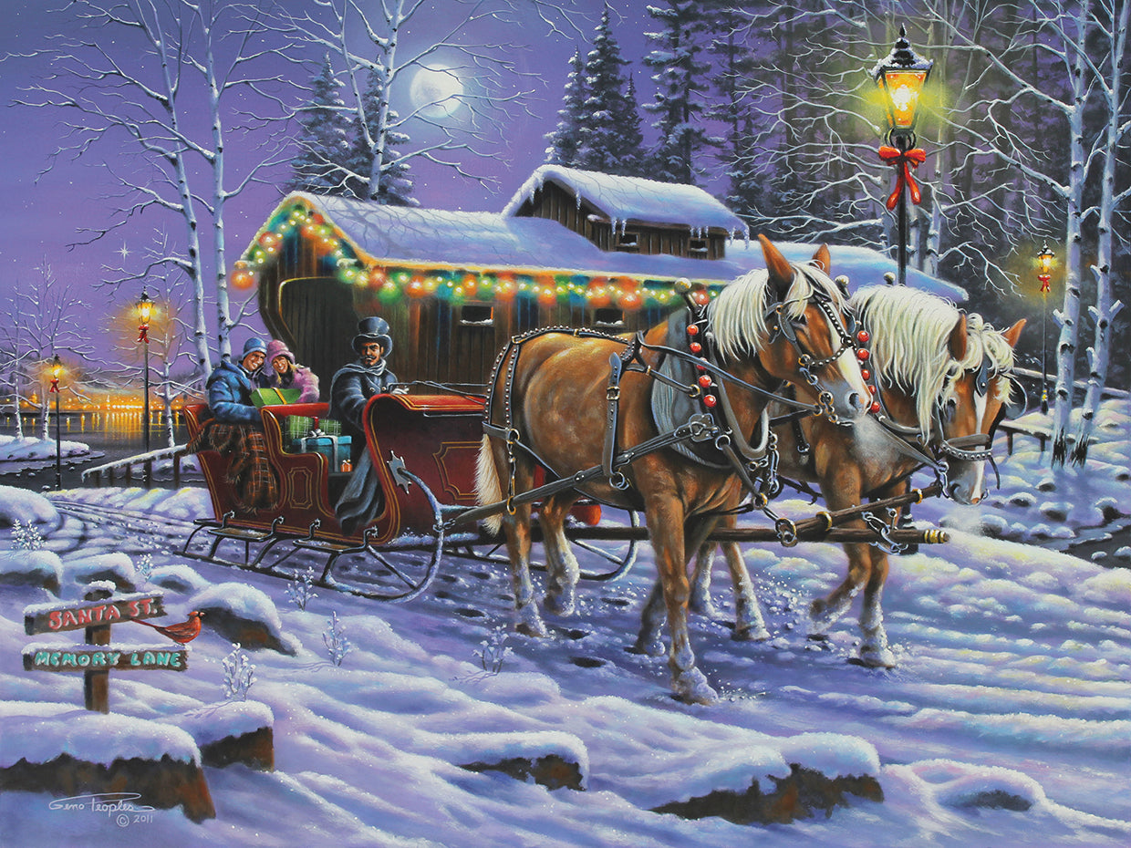 Geno Peoples's A Trot Down Memory Lane Canvas Art Prints | Fine Art Canvas