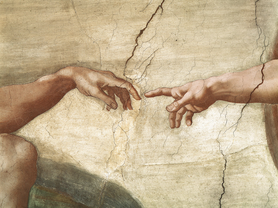 Creation Of Adam-Detail by Michelangelo | FineArtCanvas.com ...