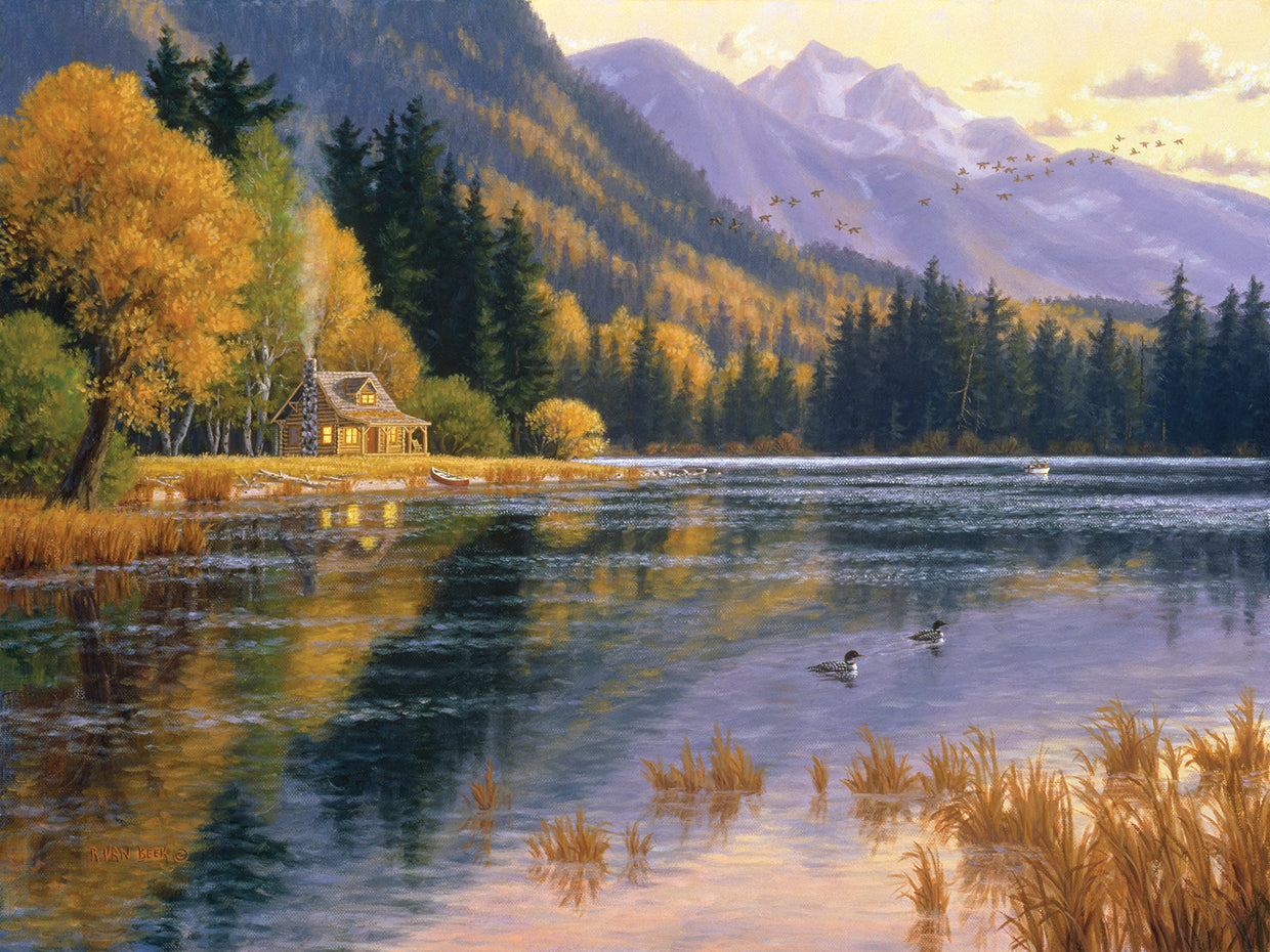 Randy Van Beek's Silver Lake Getaway Canvas Art Prints | Fine Art ...