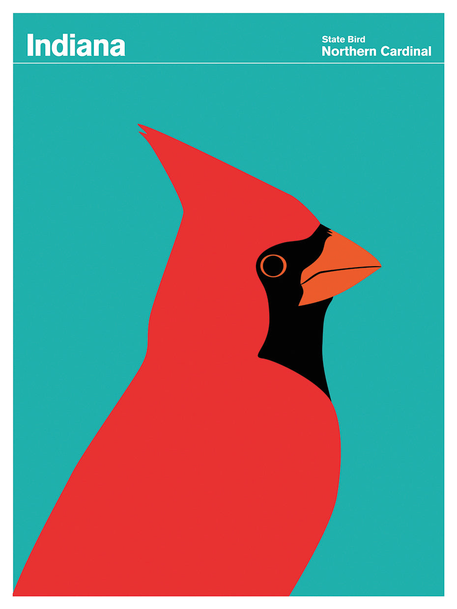 State Posters IN by Print Collection - Artist | FineArtCanvas.com ...