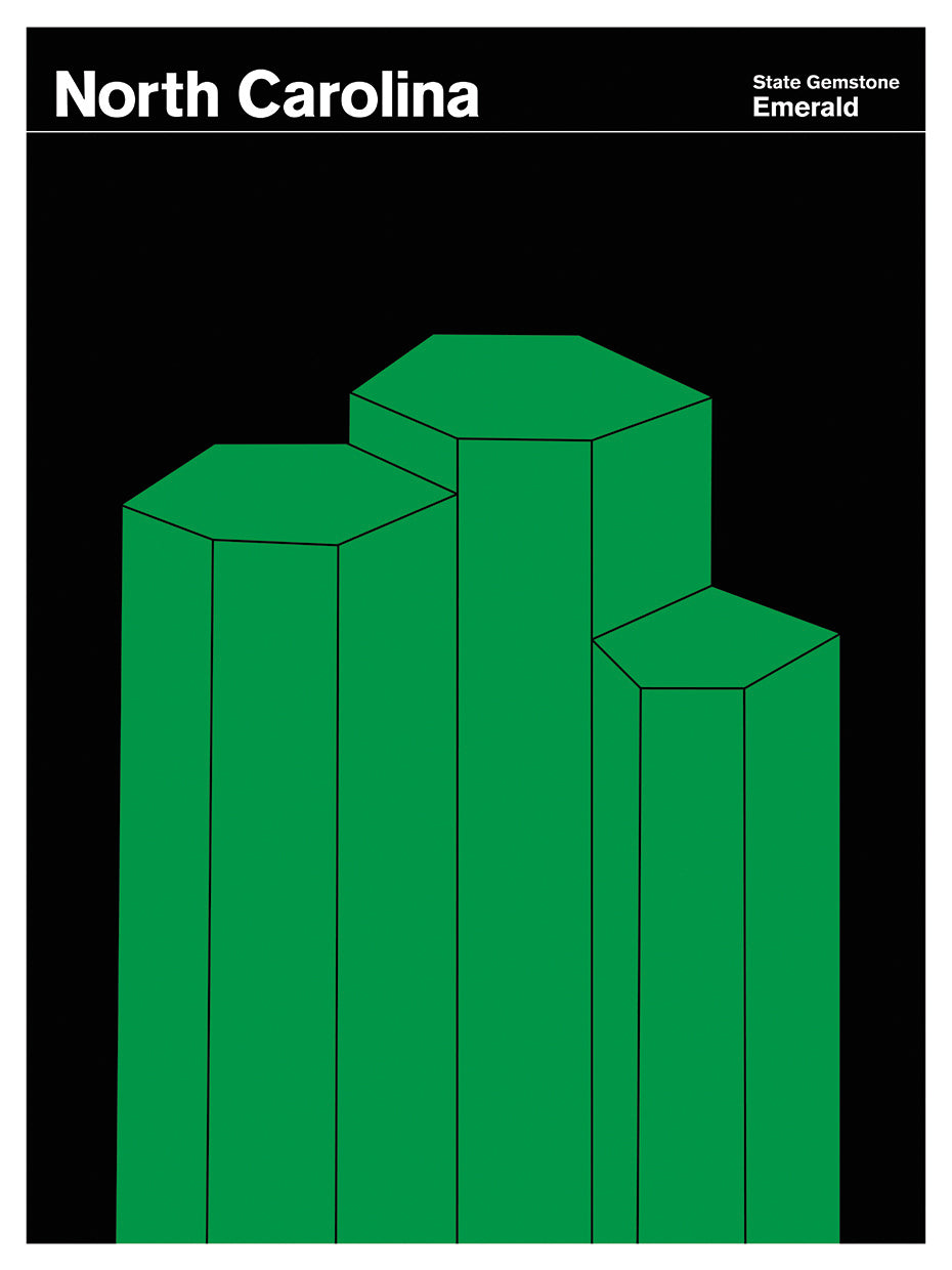 Print Collection - Artist's State Posters NC Canvas Art Prints | Fine ...