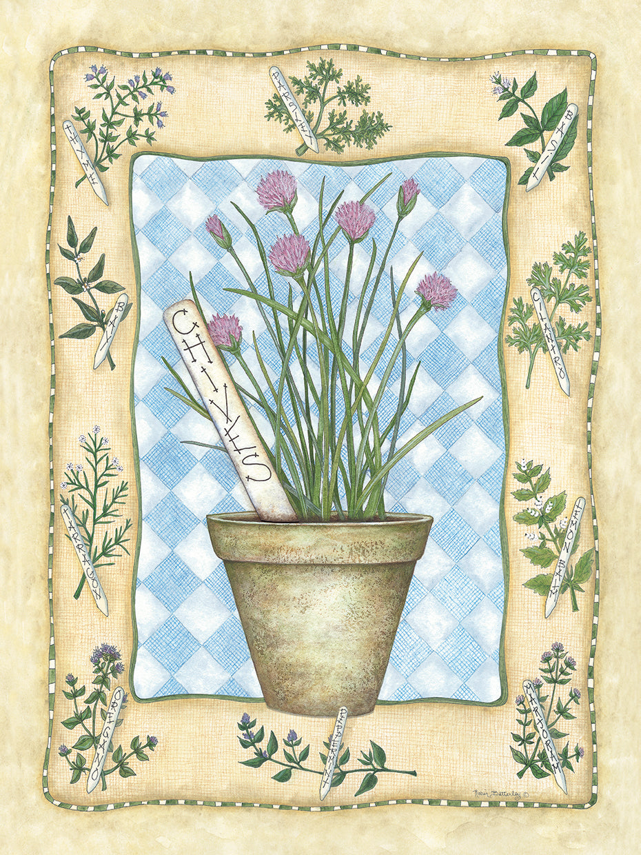 Robin Betterley's Chives Canvas Art Prints | Fine Art Canvas