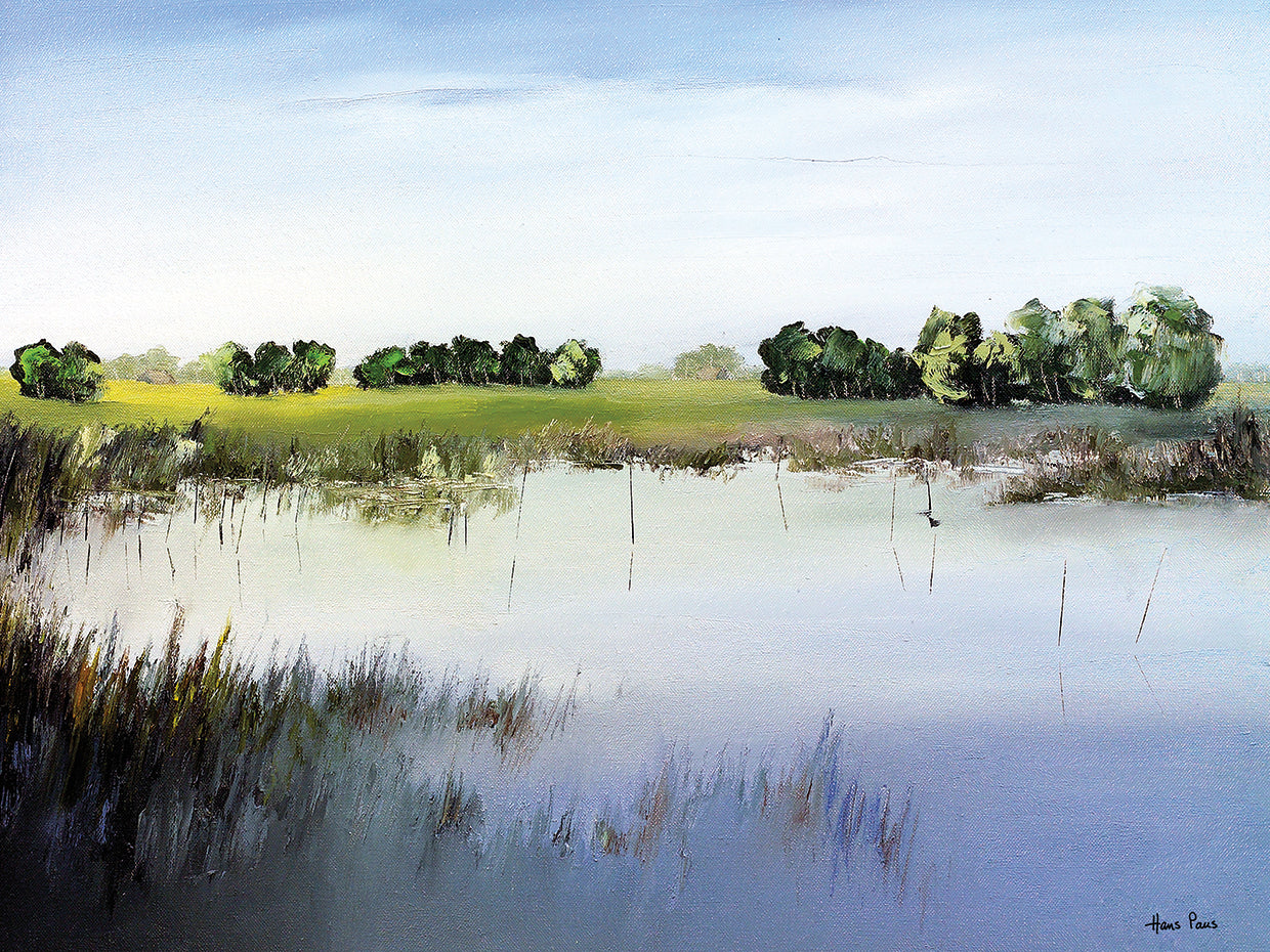 Seaside Pylons by Hans Paus | FineArtCanvas.com – Fineartcanvas.com