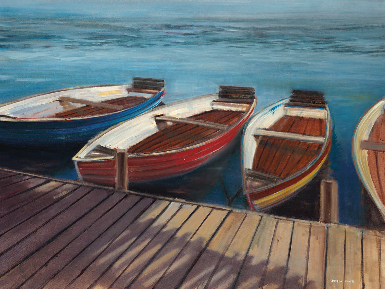 Joseph Cates's Row Boats Canvas Art Prints | Fine Art Canvas