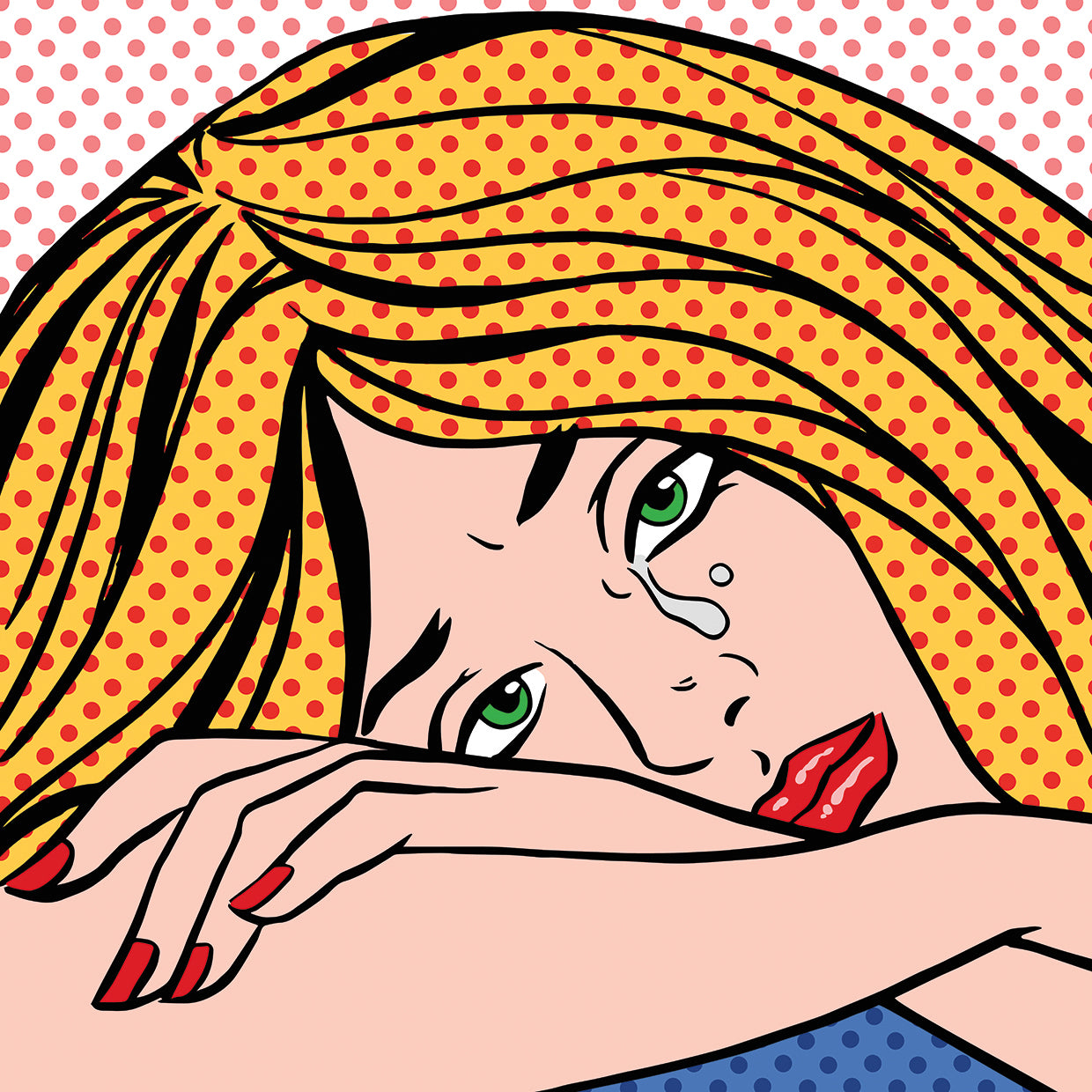 Sad Story Pop Art by DP Gallery | FineArtCanvas.com – Fineartcanvas.com