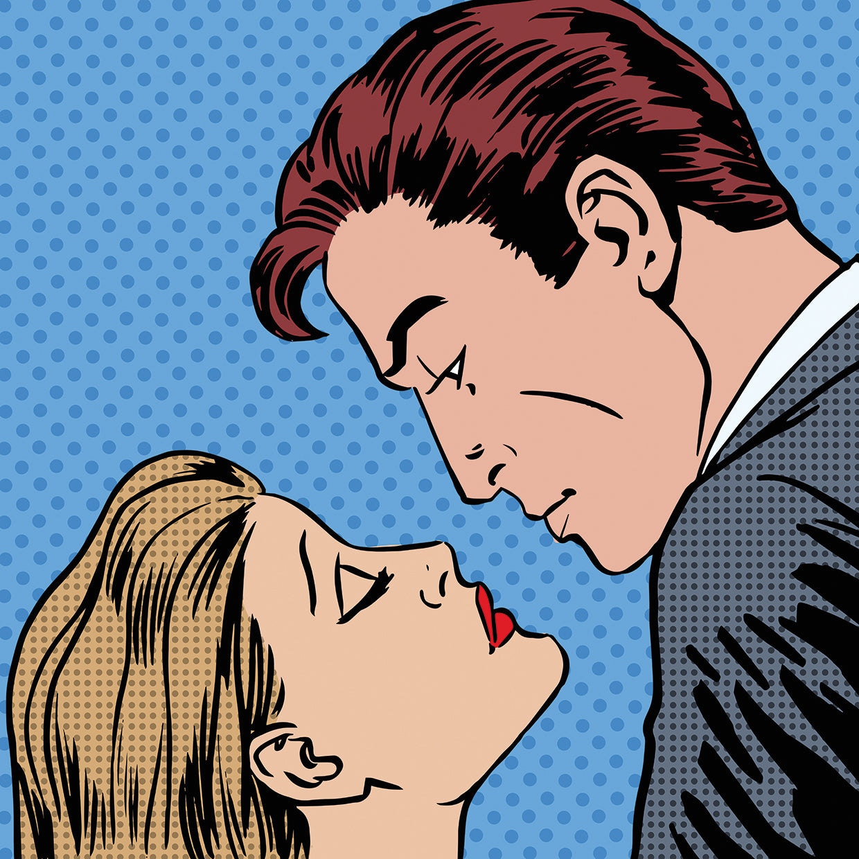 Kiss Me in the Comics by DP Gallery | FineArtCanvas.com – Fineartcanvas.com