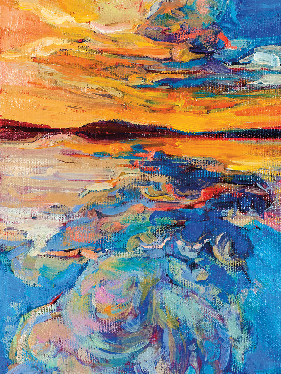 Sunset Sky Color Swirls by DP Gallery | FineArtCanvas.com ...