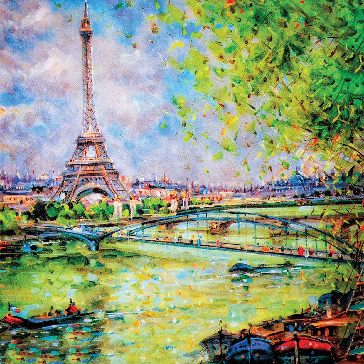 Paris Confetti Eiffel Tower by DP Gallery | FineArtCanvas.com ...