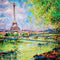 DP Gallery's Paris Confetti Eiffel Tower Canvas Art Prints | Fine Art ...