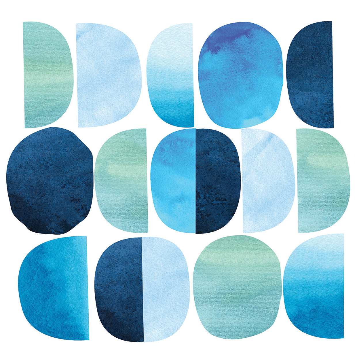 Codes Blue Wall Art by Nikki Chu | Fine Art Canvas