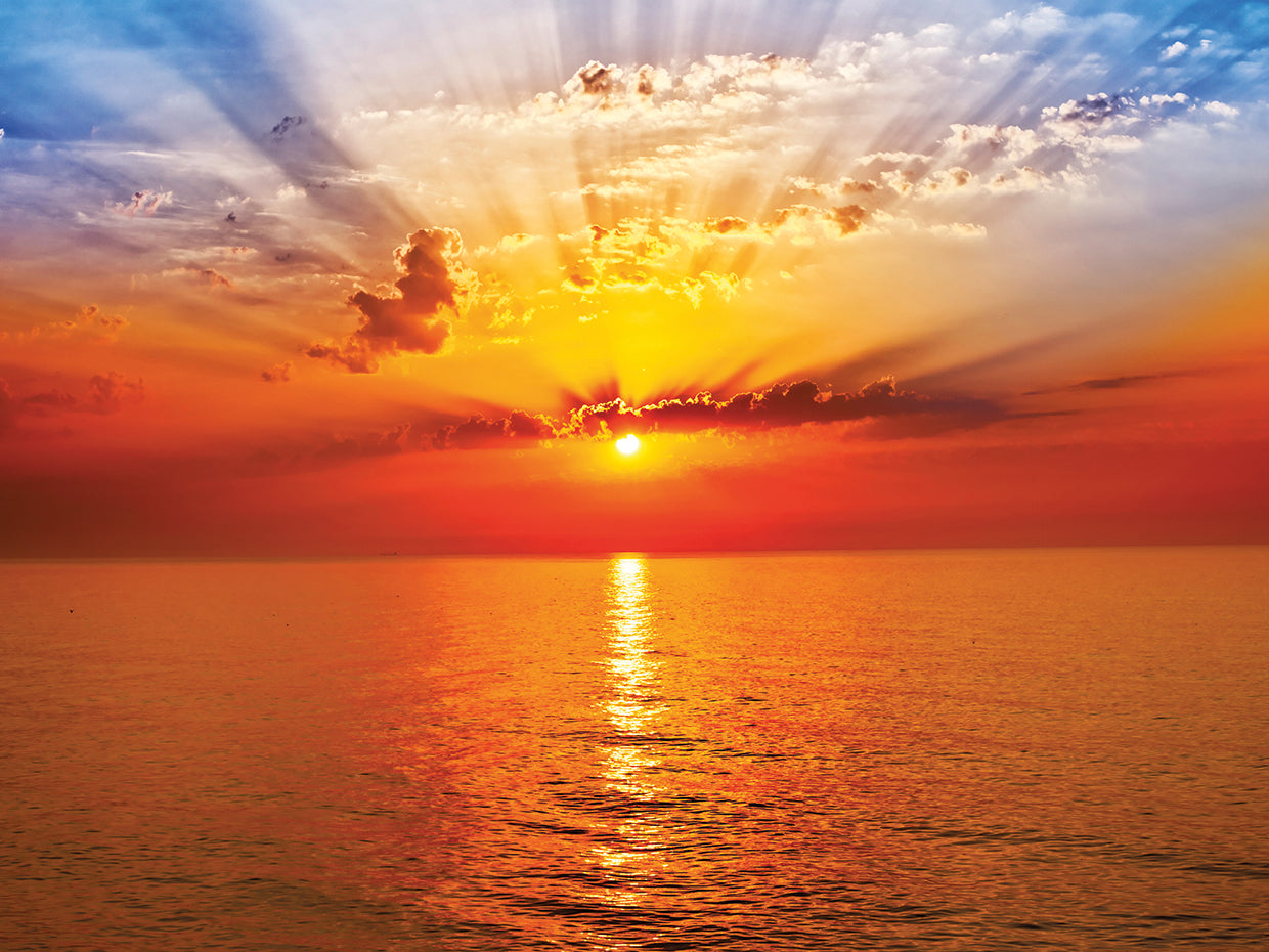 Sparkling Tangerine Sunset by DP Gallery | FineArtCanvas.com ...