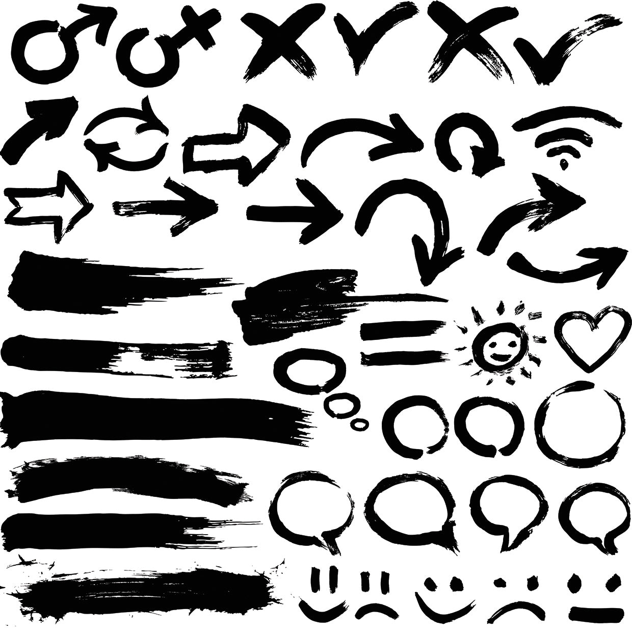 Quick Sketch Symbols by DP Gallery | FineArtCanvas.com – Fineartcanvas.com