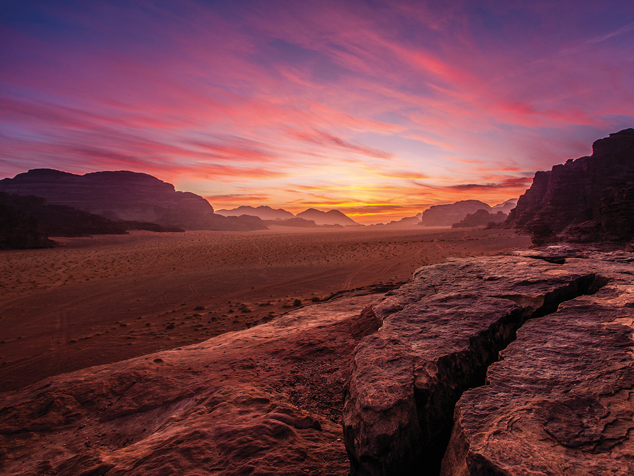 Jordan Desert Sunset by DP Gallery | FineArtCanvas.com – Fineartcanvas.com