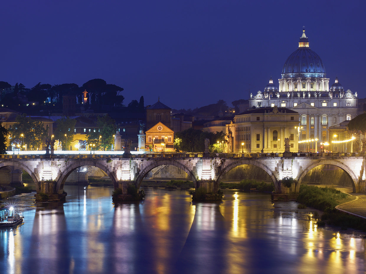 DP Gallery's Roman Night Lights Canvas Art Prints | Fine Art Canvas