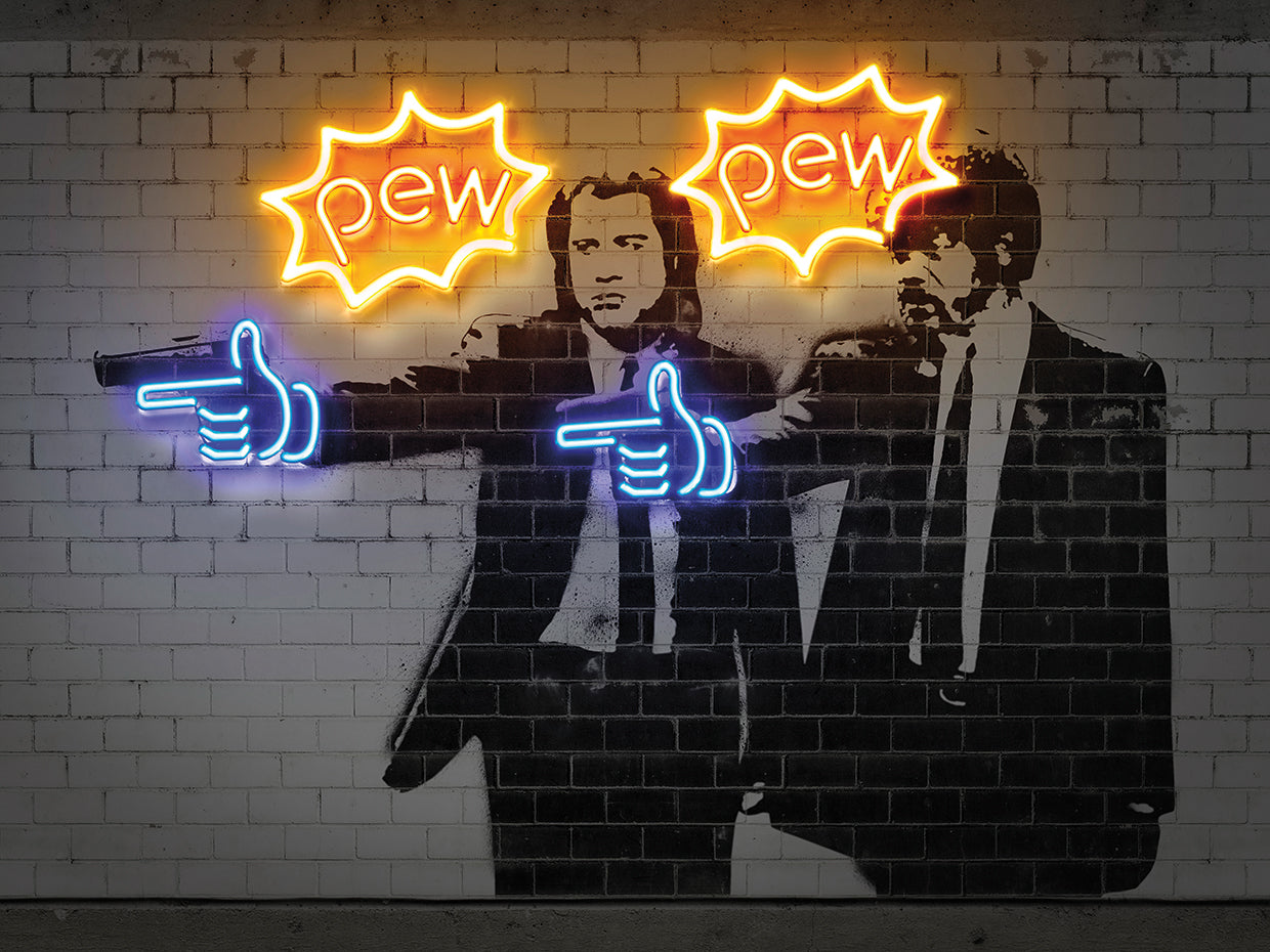 Pew Pew Wall Art by Octavian Mielu | Fine Art Canvas