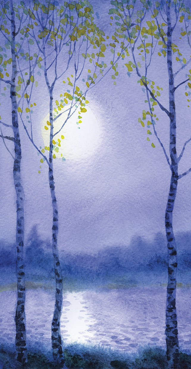 DP Gallery's Blue Gloaming Birches Canvas Art Prints | Fine Art Canvas