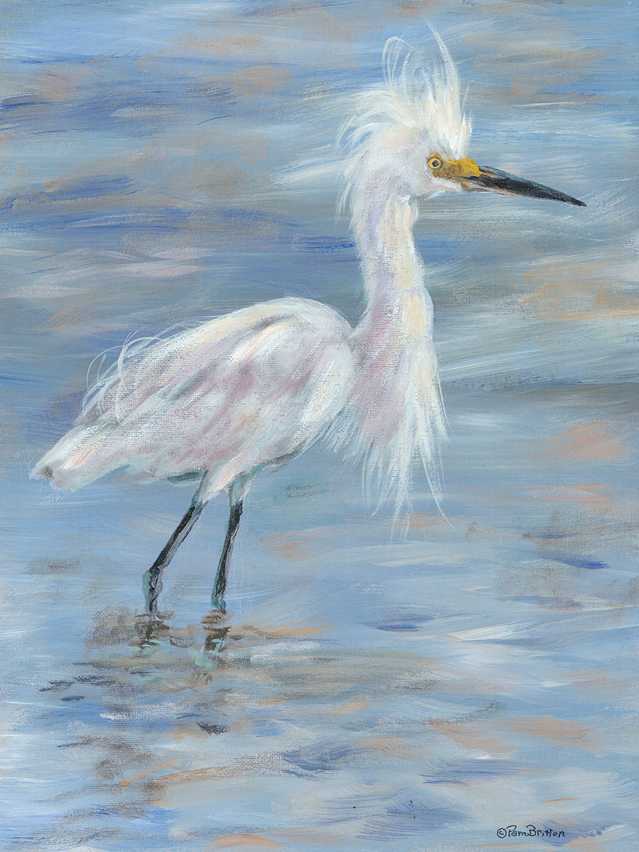 Pam Britton's Egret Canvas Art Prints | Fine Art Canvas – Fineartcanvas.com
