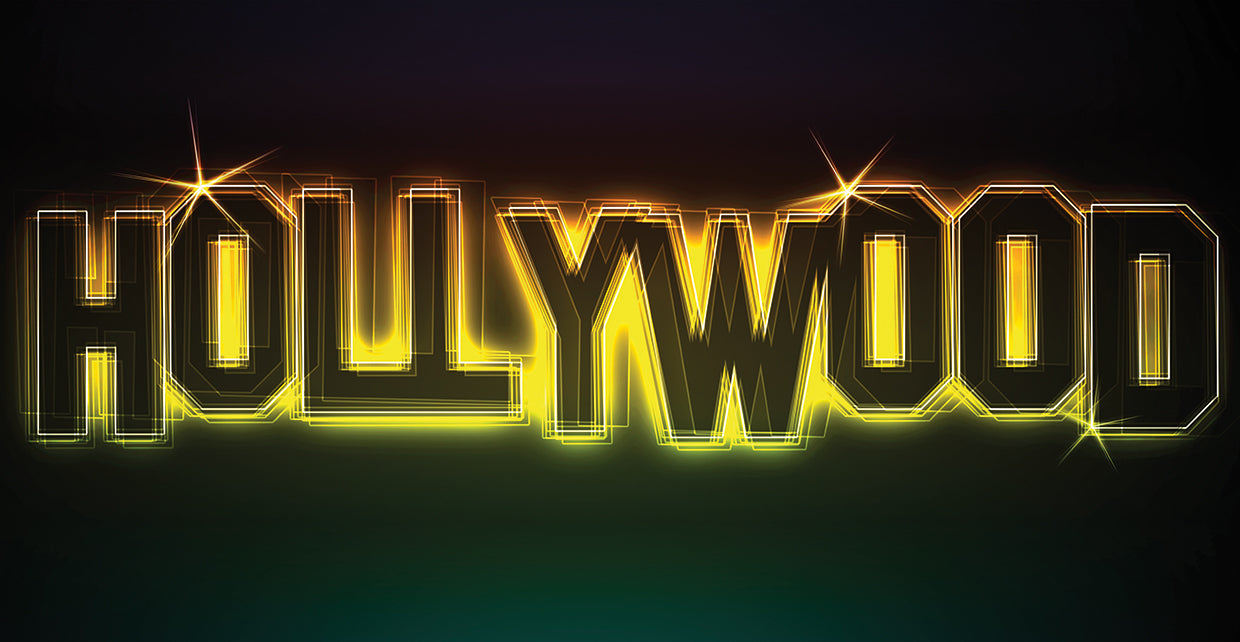 DP Gallery's Neon Hollywood Sign Canvas Art Prints | Fine Art Canvas ...