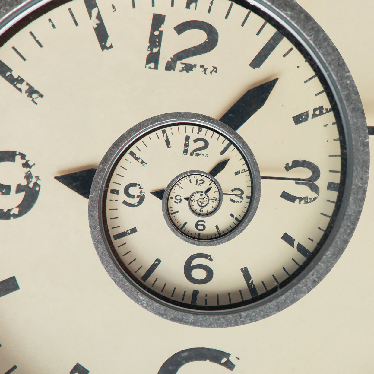 DP Gallery's Vintage Infinity Swirl Clock Canvas Art Prints | Fine Art ...