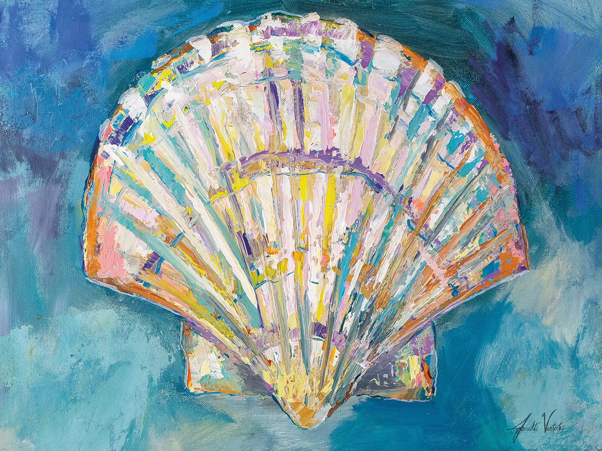 Jeanette Vertentes's Scallop Shell Canvas Art Prints | Fine Art Canvas ...