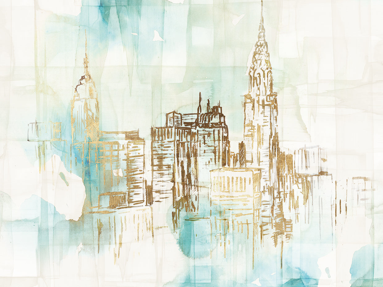 Woven New York City Wall Art by Eva Watts | Fine Art Canvas